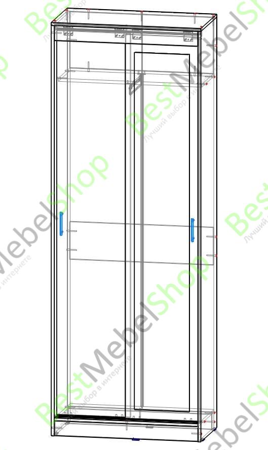Купить Шкаф купе Уют 3 Bms в рассрочку в Душанбе